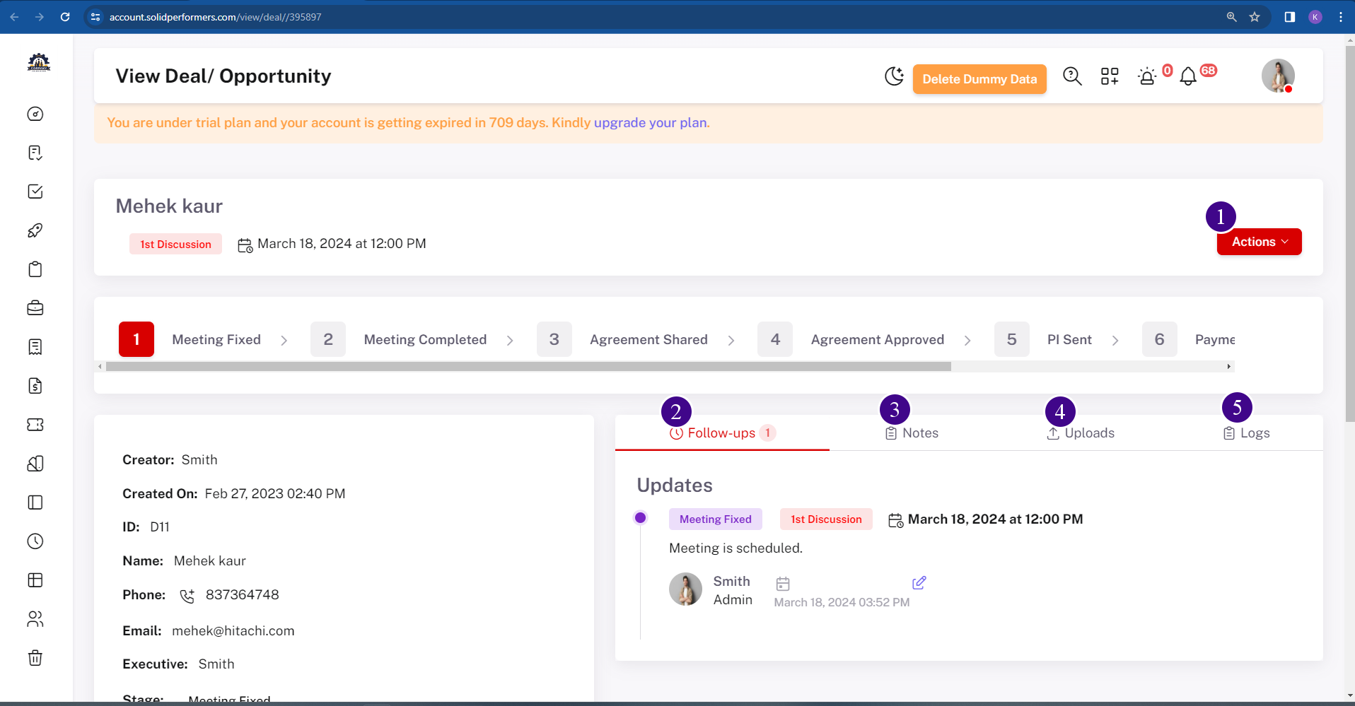 Deal Management – Best Lead Management CRM Software | Solid Performers CRM